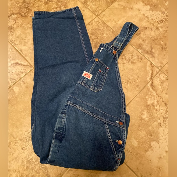 Roundhouse | Pants | Roundhouse Mens Denim Overalls Sz 48x3 | Poshmark